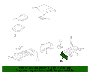 Genuine BMW 51-45-7-951-540 | Center Panel | FREE Shipping on Most ...