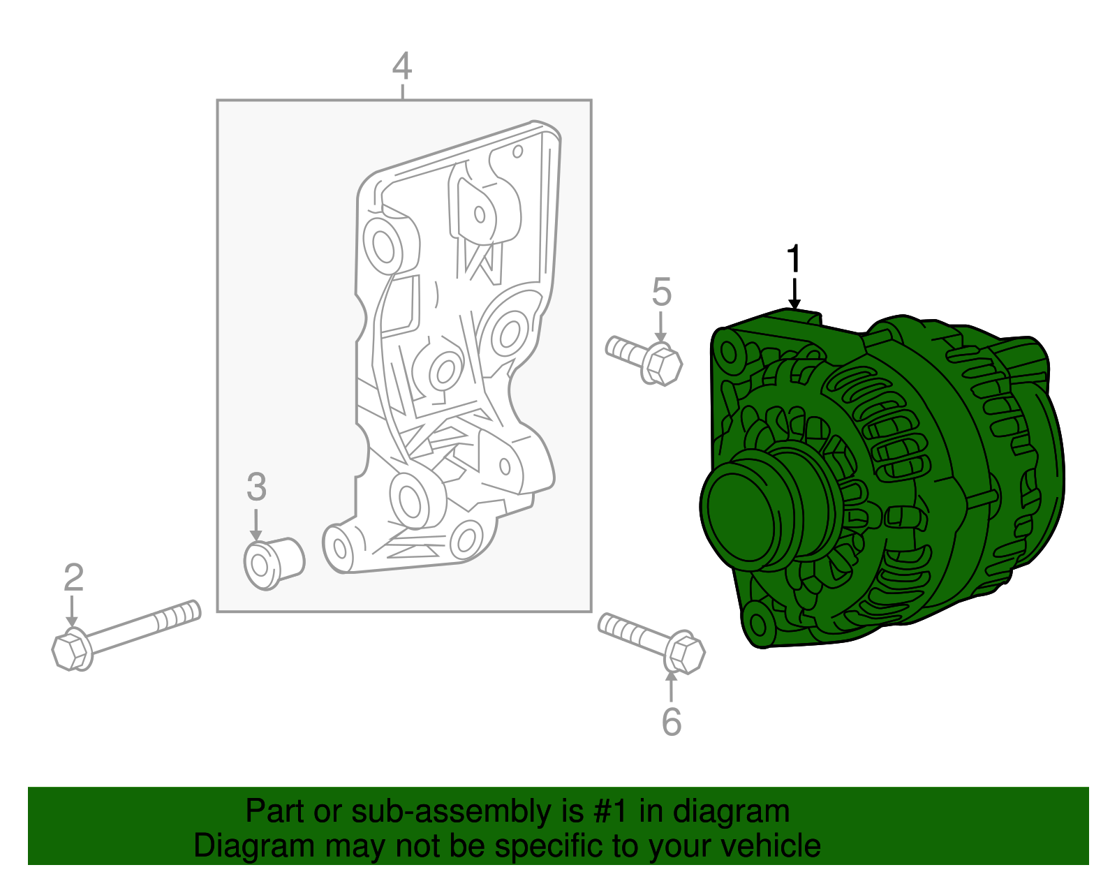 2016 GM Alternator 84062199 | Partners Chevy