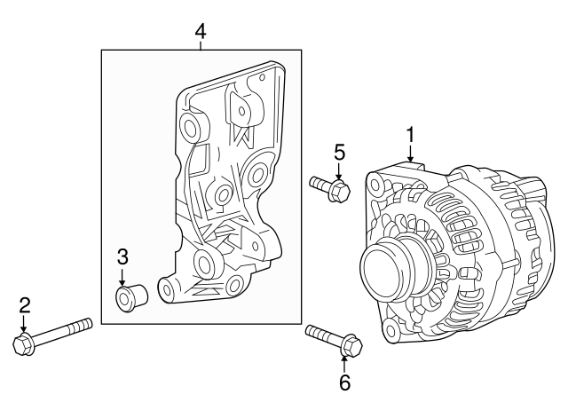 2016 GM Alternator 84062199 | OEM Parts Online