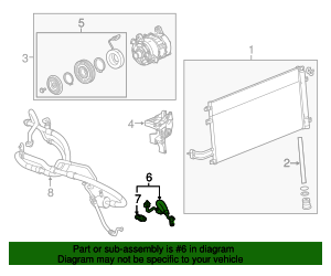 2017-2020 GM Air Conditioning Condenser Hose 84401906 | GetOEMParts.com
