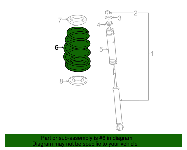 48231-21241 - Coil Spring 2011-2016 Scion tC | AutoNationParts.com