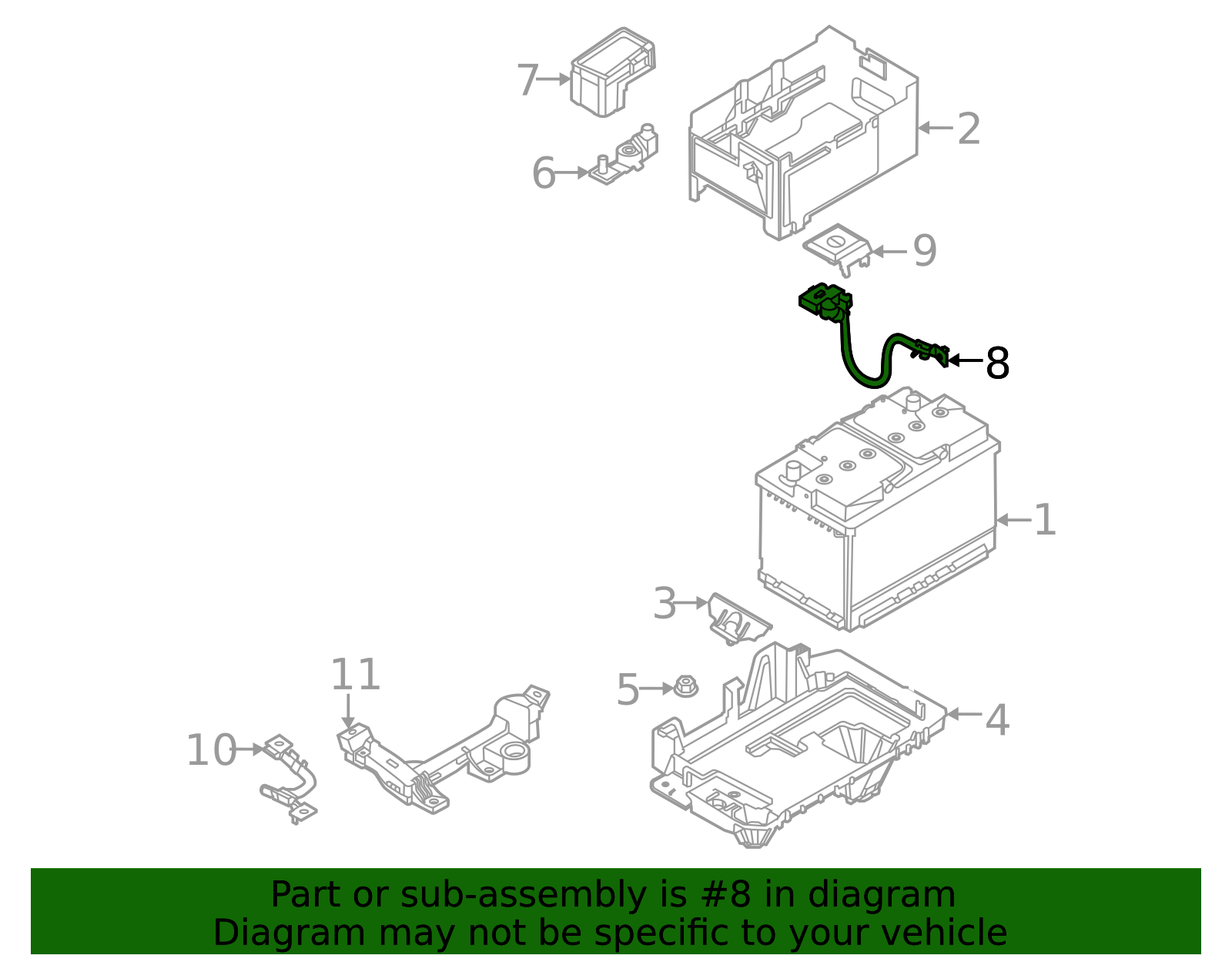37180-R5500 - Battery Current Sensor 2024-2025 Kia Sorento | Kia.Parts