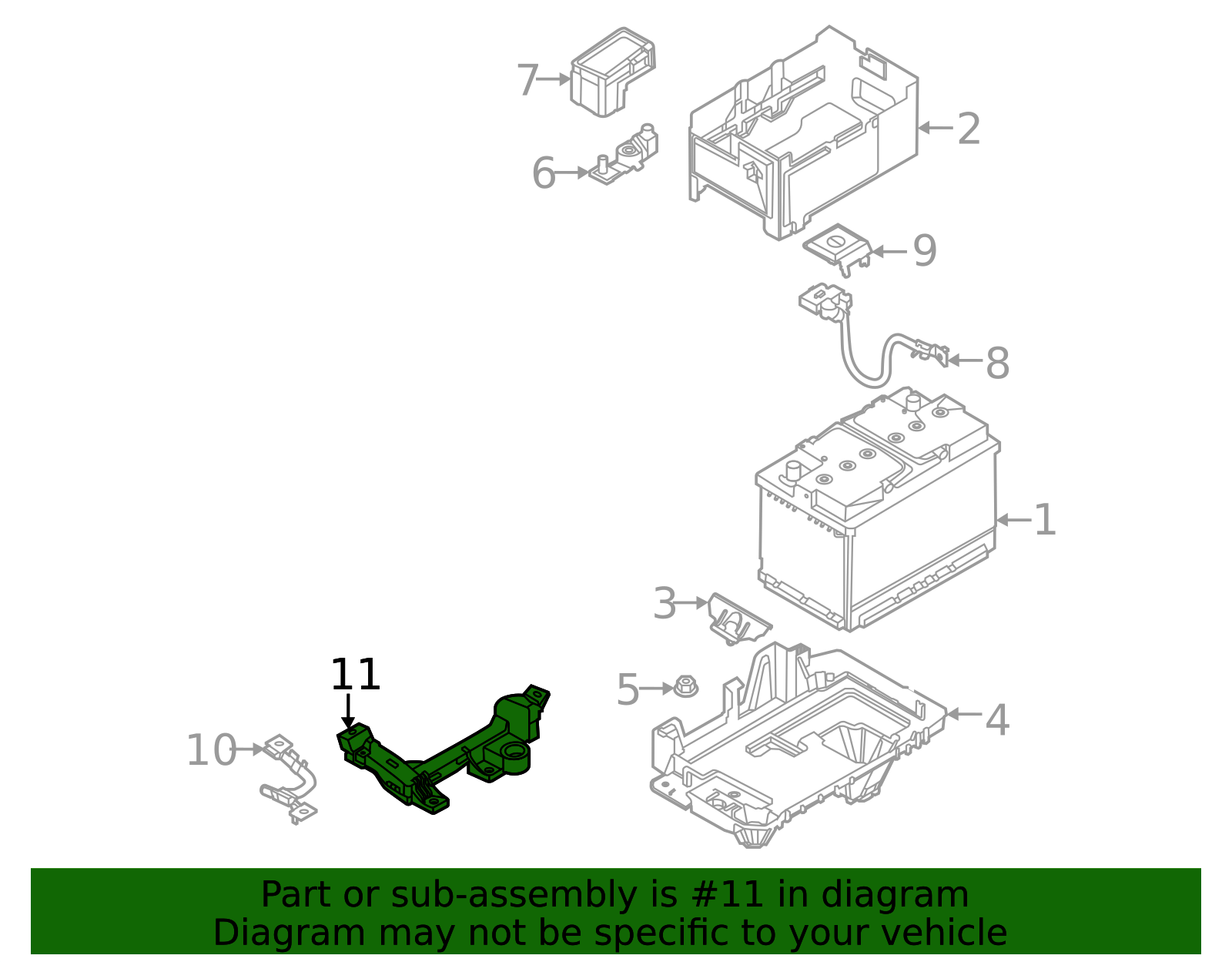 91961-R0200 - Battery Terminal Cover 2021-2025 Kia Sorento | Kia.Parts ...