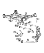 2015-2023 Mopar Rear Lateral Link Assembly 68246746AA | Mopar Estores