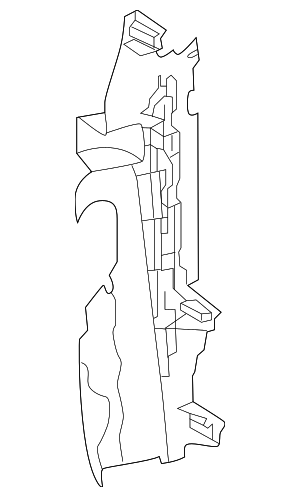 2019-2024 Volkswagen Jetta Radiator Support Air Deflector 17A-805-705-E ...