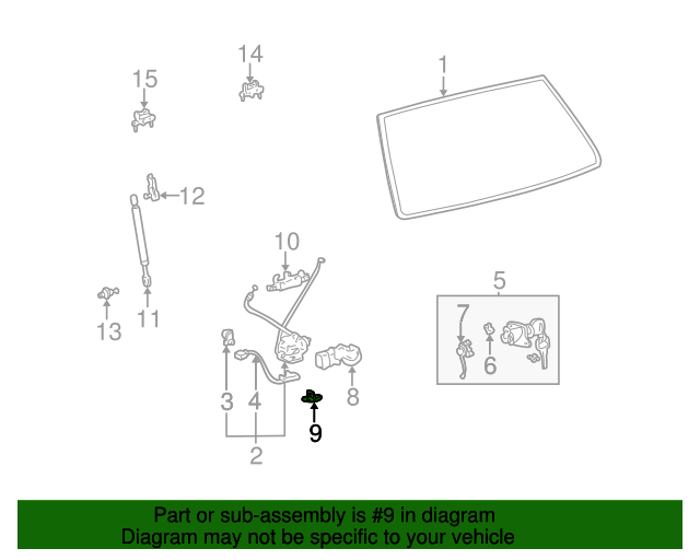 1998-2008 Toyota Striker 69410-08020 | Toyota Parts Center