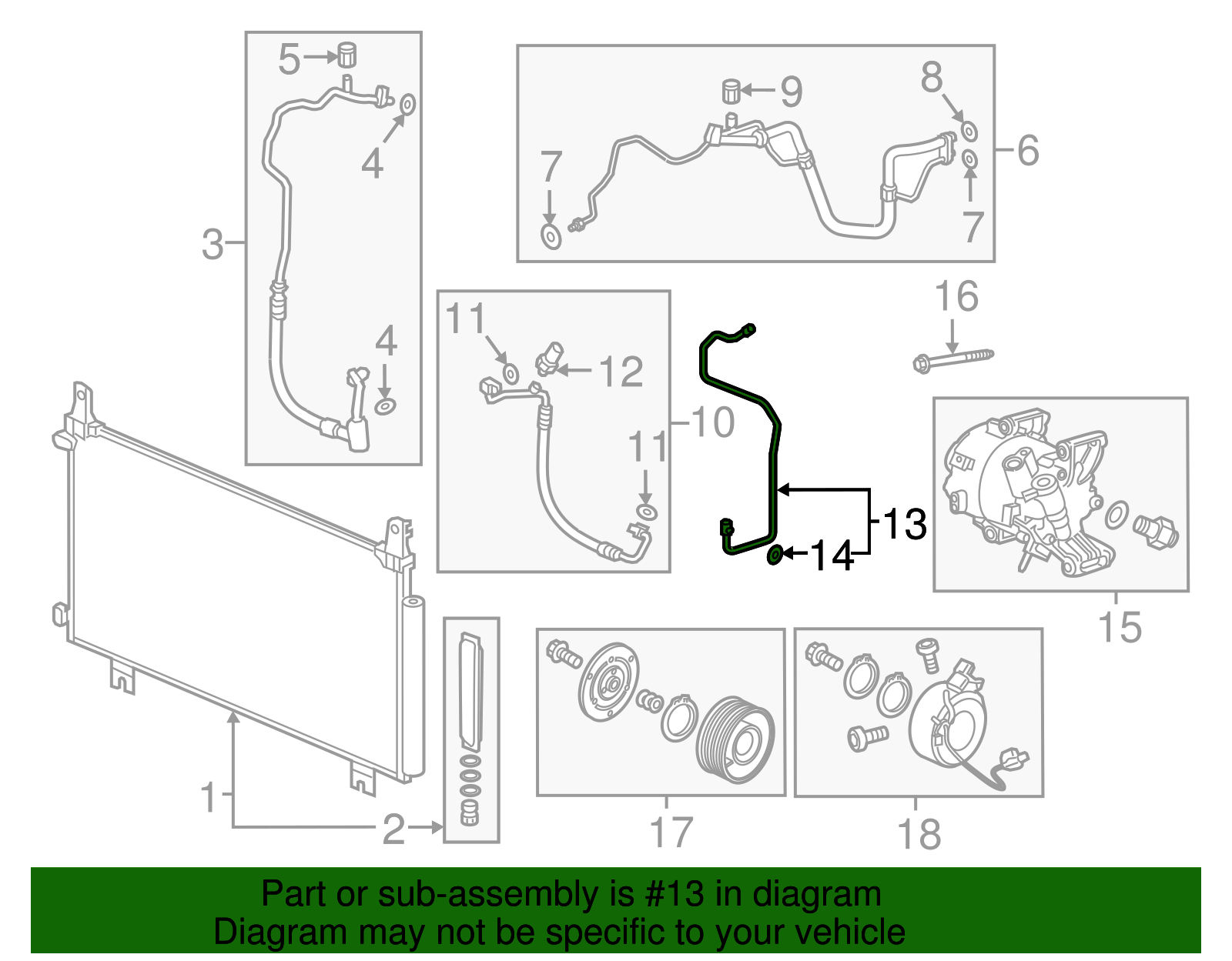 80341-TLA-A01 - 2017-2022 Honda CR-V - Pipe Receiver | Genuine Honda Parts