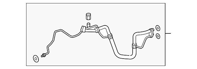2017-2022 Honda CR-V Rear Suction Hose 80331-TLA-A01 | Honda Factory Parts