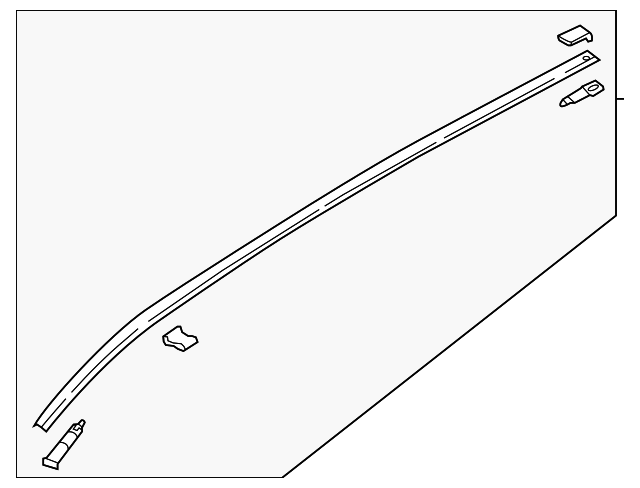 2017-2020 Mazda CX-5 Roof Molding - Driver's Side (LH) KB7W-50-9L0B ...