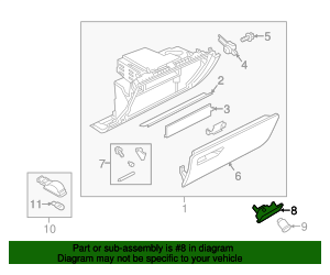 8V1-857-131-C-3Q7 - Latch 2015-2020 Audi | Audi OEM Parts