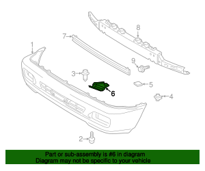 2003-2007 Toyota Land Cruiser Side Bracket 52134-60080 | Toyota Parts ...