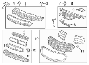 96981695 - Front Intake Air Duct Deflector 2011-2016 Chevrolet ...