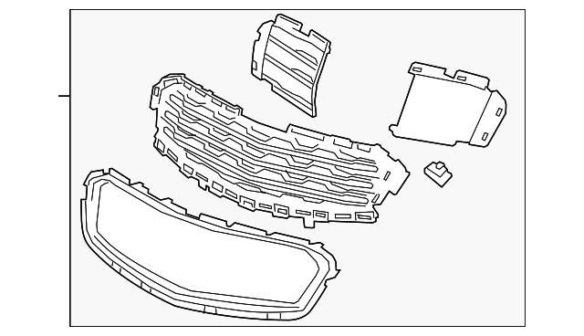 2015-2016 Chevrolet Front Grille 95405354 | QuirkParts
