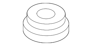 4H0-129-669-D - Air Cleaner Assembly Grommet 2011-2018 Audi | Audi OEM ...