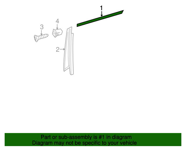 2017-2022 Mercedes-Benz Door Reveal Molding 253-735-35-01 ...
