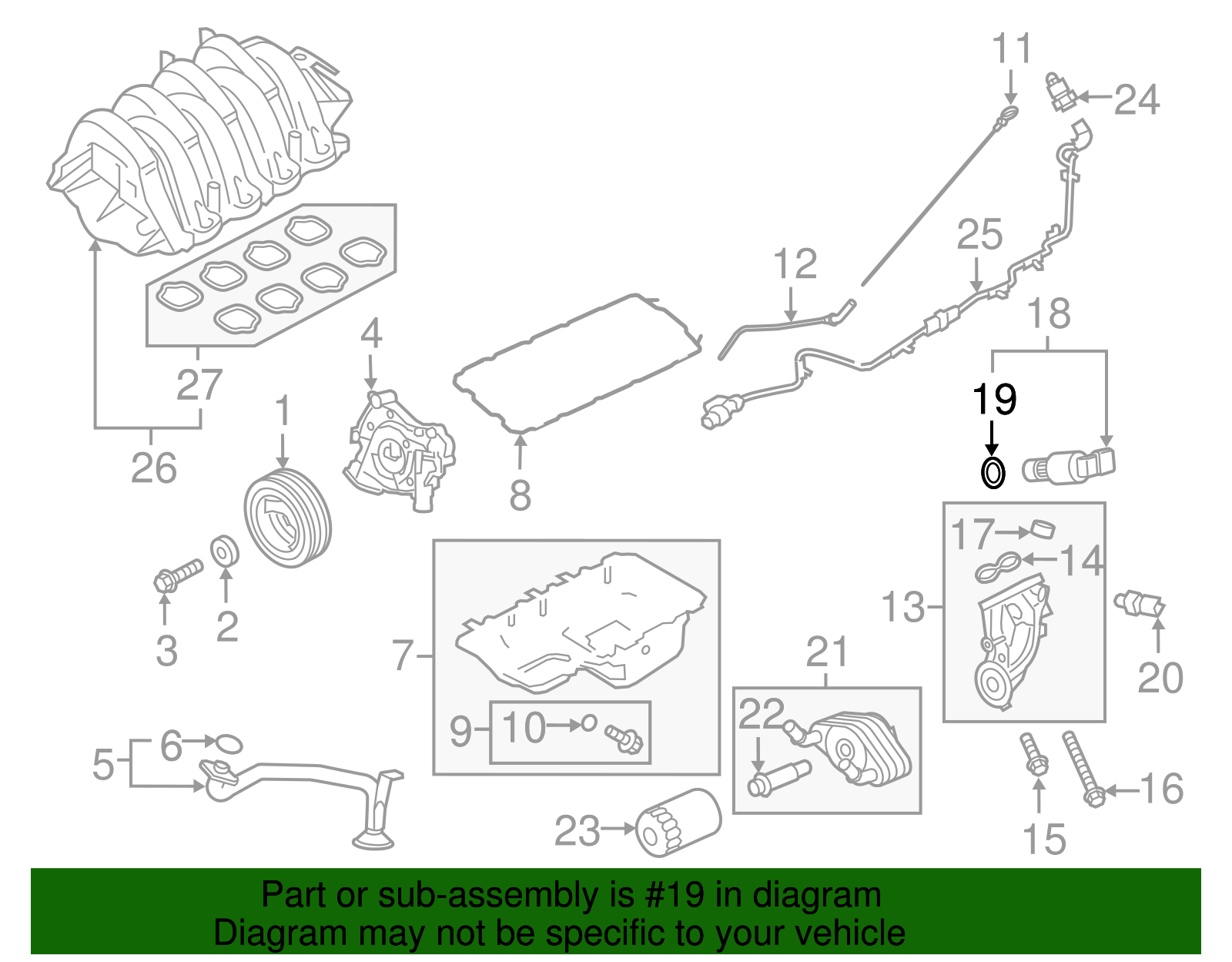 2016-2020 Ford Solenoid O-Ring FT4Z-8527-A | OEM Parts Online