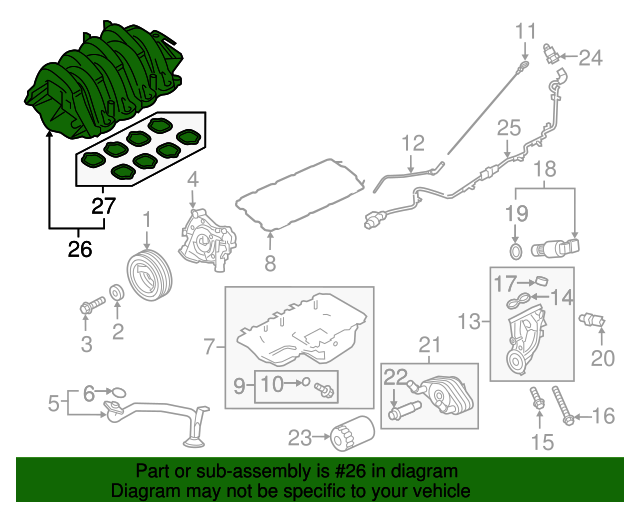 2018-2020 Ford F-150 Intake Manifold JL3Z-9424-C | Varsity Ford