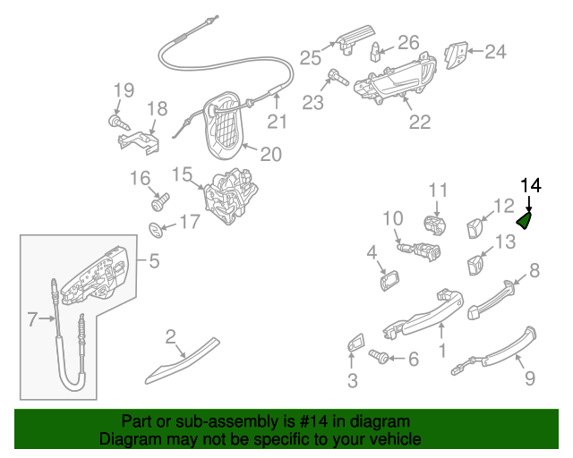 8R0-837-899-A-Y9B - Trim Molding 2015-2017 Audi | Audi OEM Parts