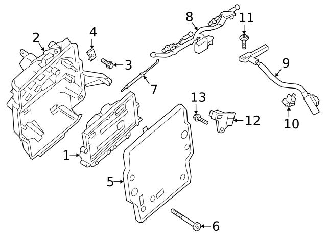 2019-2020 Ford Transit Connect Bracket KV6Z-12A659-A | FordPartsOnSale.com