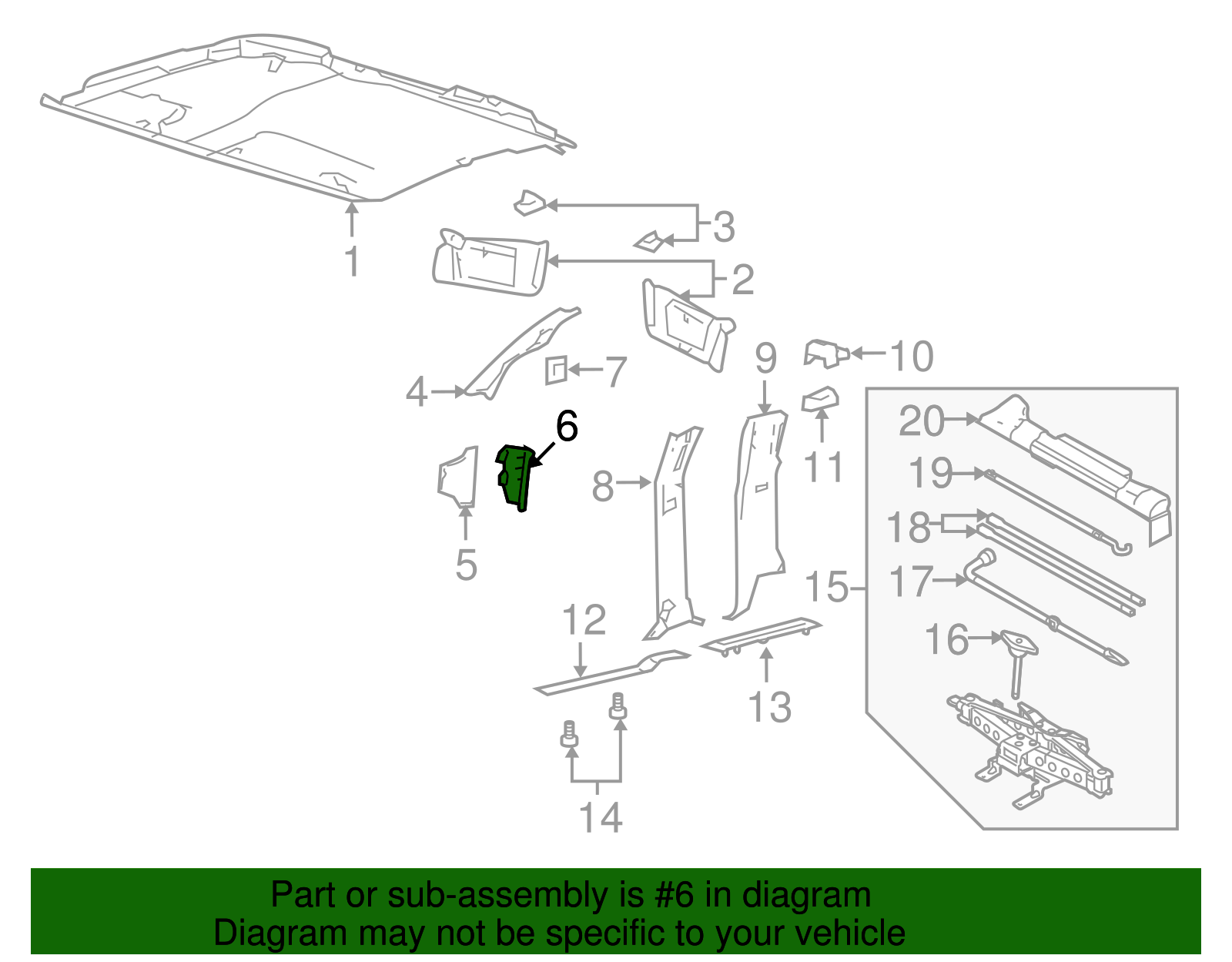 4L3Z-1502344-AAA - Kick Panel Trim 2004-2008 Ford | Big 3 Auto Parts