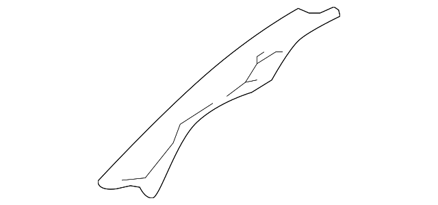 2004-2008 Ford Windshield Pillar Trim - Passenger Side (RH) 4L3Z ...