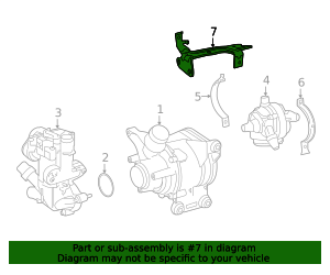 264-203-18-00 - Auxiliary Pump Upper Bracket 2020-2022 Mercedes-Benz ...