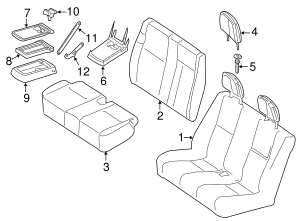 000-910-03-03-9G66 - Seat Assembly 2010-2013 Mercedes-Benz | Mercedes ...