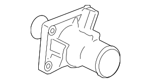 25199828 - Engine Coolant Thermostat Water Outlet Assembly with Seal ...