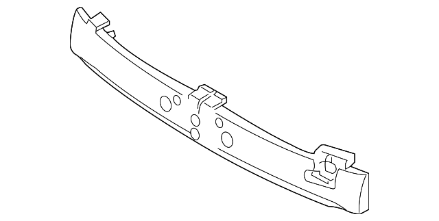 62090-1FC0A - Energy Absorber - 2009-2014 Nissan Cube | Nissan OEM ...