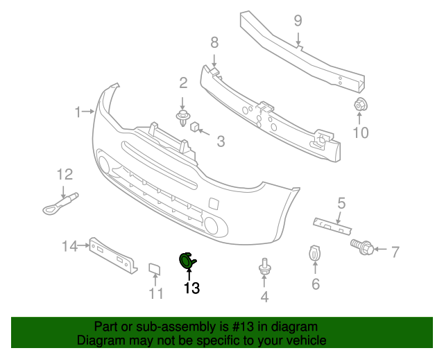 2009-2020 Nissan Hole Cover 62050-CY000 | OEM Parts Online