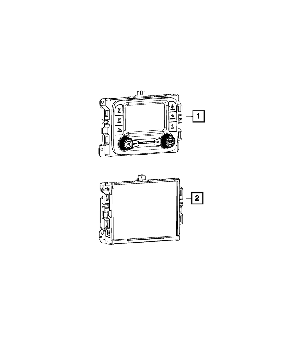 2018-2020 Ram Multi Media Radio 68331635AO | Mopar eStore