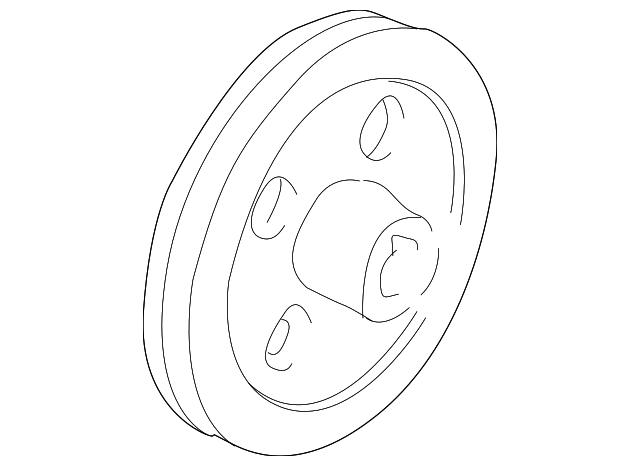 1986-1999 Toyota Power Steering Pump Pulley 44311-20060 | Toyota Parts ...