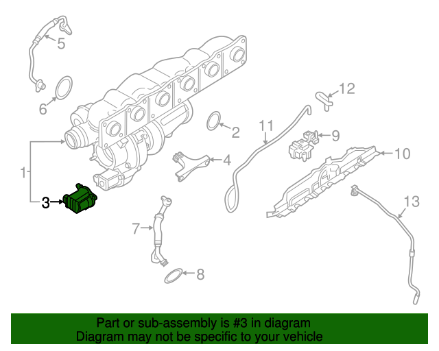 11-65-7-601-058 - By-Pass Valve 2007-2019 BMW | BMW OEM Parts