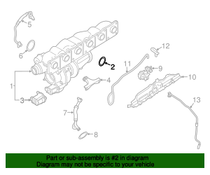 11657593303 - 2008-2019 BMW Exhaust Manifold Gasket (11-65-7-593-303 ...