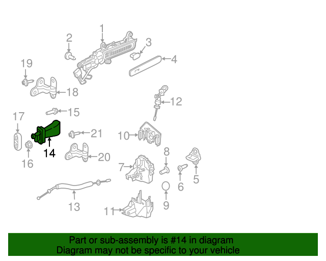Genuine OEM Door Check Part# LR091727 Fits 2018-2022 Land Rover Range ...