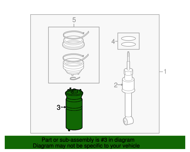 LR016403 - Air Spring - 2005-2016 Land-Rover | Land Rover Parts Now