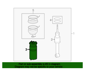 LR016403 - Air Spring - 2005-2016 Land-Rover | Land Rover Lake Bluff