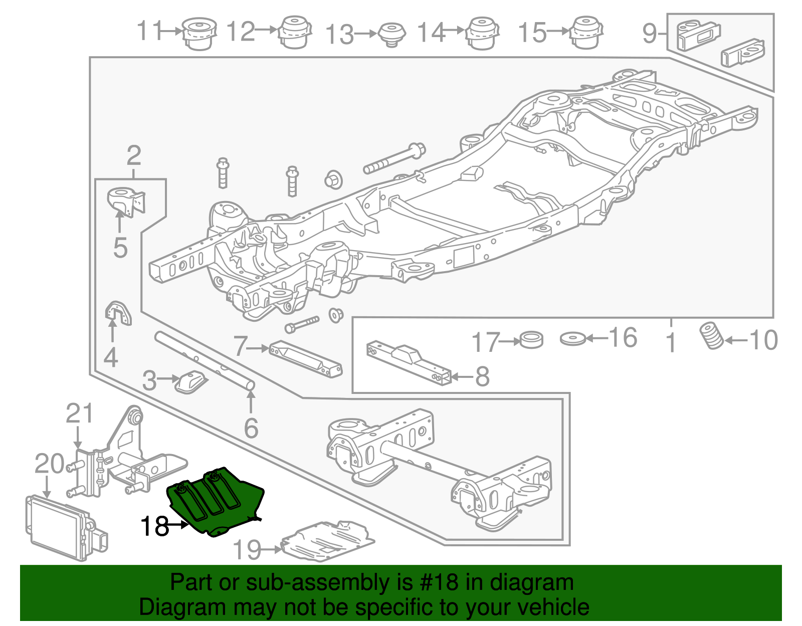 23135960 Shield - New OEM Part From GM Parts Direct | GM Parts Store