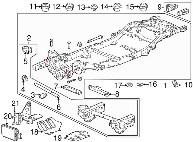 2014-2020 GM Bracket 22833932 GM | GMPartsDirect.com