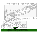 2015-2020 GM Rear Under Body Shield 23135959 GM | GMPartsDirect.com