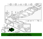 2015-2020 GM Front Under Body Shield 23135960 GM | GMPartsDirect.com