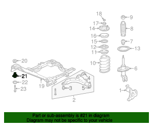 1997-2005 GM Engine Cradle Insulator 10248605 | GMPartsDirect.com