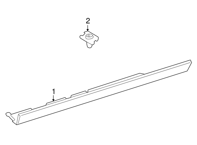 51718242716 - 1995-2001 BMW Rocker Molding (51-71-8-242-716) | BMW of ...