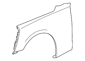 Front Driver Side Fender 84273977 GM | GMPartsDirect.com