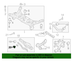2015-2019 Hyundai Sonata Lower Control Arm Cover 55217-C2100 | OEM ...