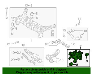 2015-2019 Hyundai Sonata Knuckle 52720-C2100 | Hyundai Wholesale Direct