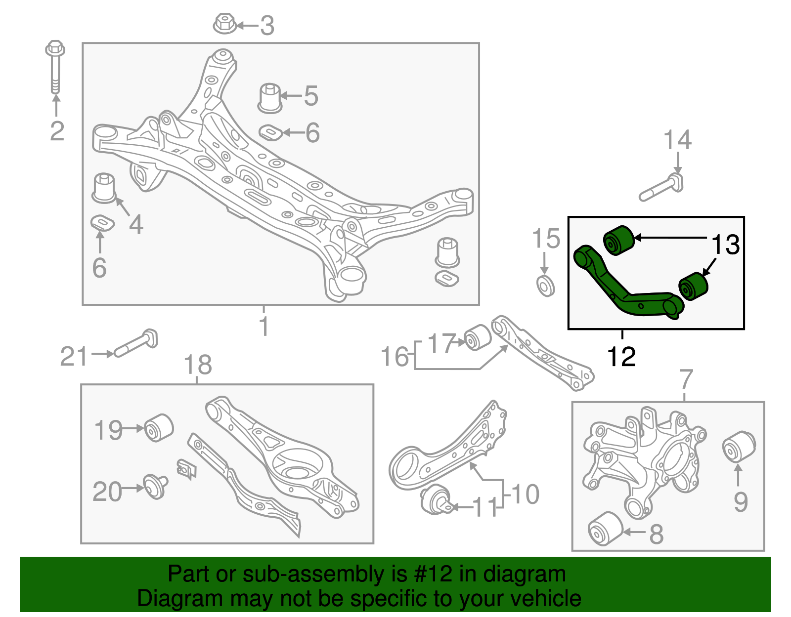 2016-2019 Hyundai Sonata 2016-2019 Hyundai Sonata - Upper Control Arm ...