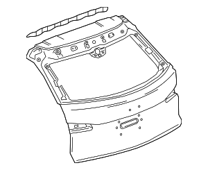 2021-2023 Buick Envision Lift Gate 84933113 | TascaParts.com