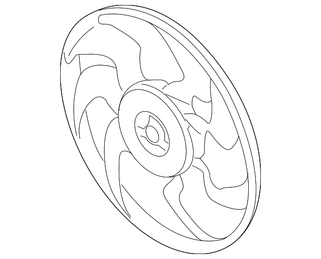 2017-2023 Hyundai Fan Blade 25231-F2000 | Hyundai Wholesale Direct