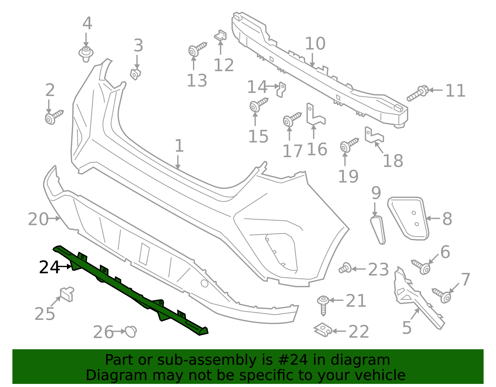 86665-J3000 - High-Quality Valance Panel for 2019-2021 Hyundai Veloster ...